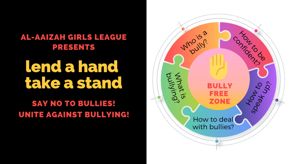 Lend a Hand, Take a Stand – say NO to bullying